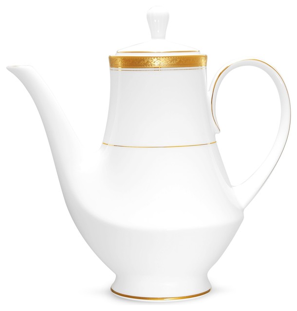 Noritake Crestwood Gold Coffee Pot - Traditional - Teapots - by Unique ...
