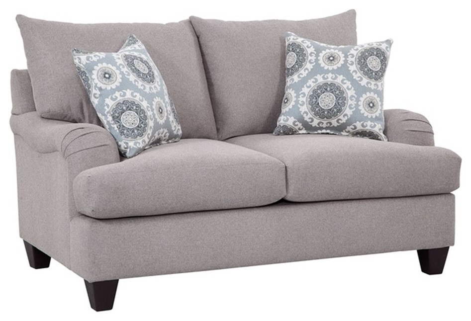 American Furniture Classics 8-020-A242V3 Transitional Loveseat in Gray ...
