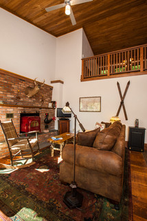 Renovation of 50's Ranch-Style Home - Rustic - Living Room - Boston ...