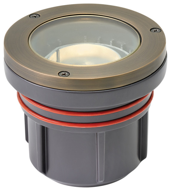 Hinkley Landscape 120V Flat Top Well Light, Flat Top Matte Bronze ...