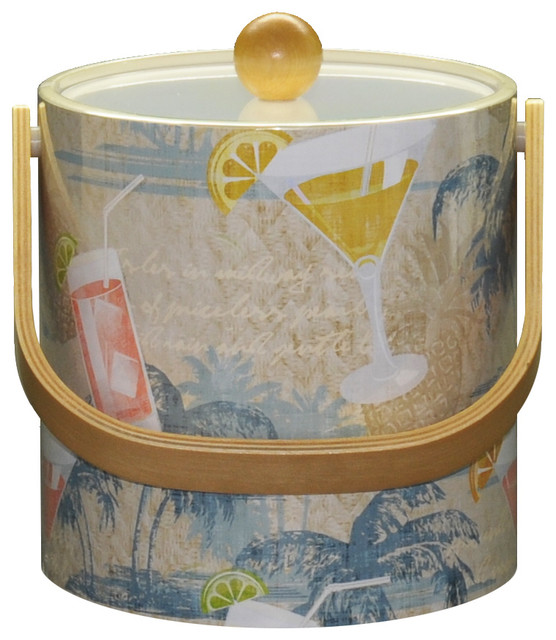 Ice Bucket, Tropical Design - Tropical - Ice Tools And Buckets - by Mr ...