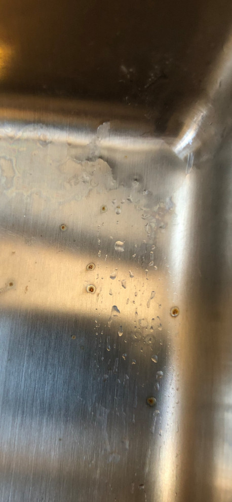 Ikea NORRSJÖN Stainless Steel Sink Rusting?