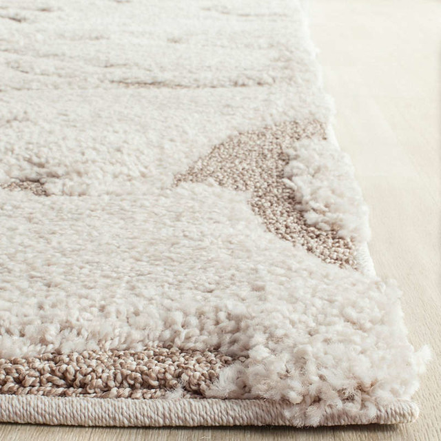 Safavieh Florida Shag Collection SG455 Rug, 9'0"x9'0" Square ...