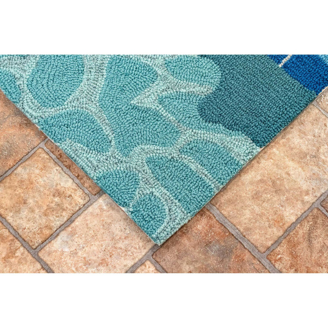 Frontporch Poolside Indoor/Outdoor Rug - Beach Style - Outdoor Rugs ...