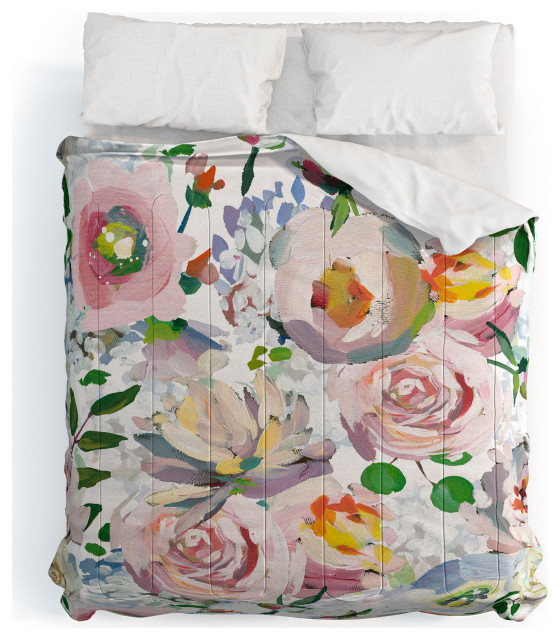 Deny Designs Utart Vintage Claude Monet Botanical Garden Comforter ...