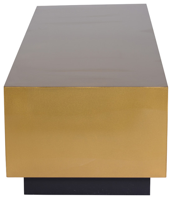 Asher Gold Coffee Table - Modern - Coffee Tables - by EBPeters | Houzz