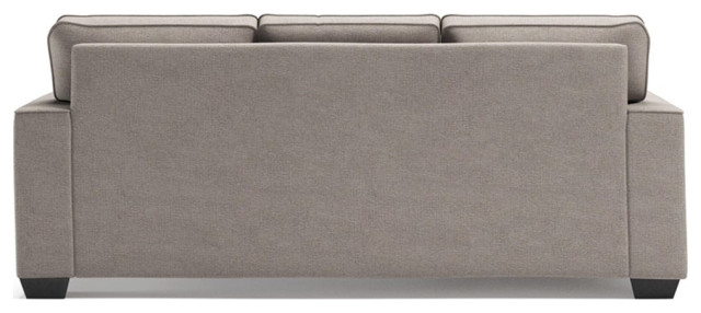 Signature Design by Ashley Greaves Fabric & Wood Sofa Chaise in Stone ...