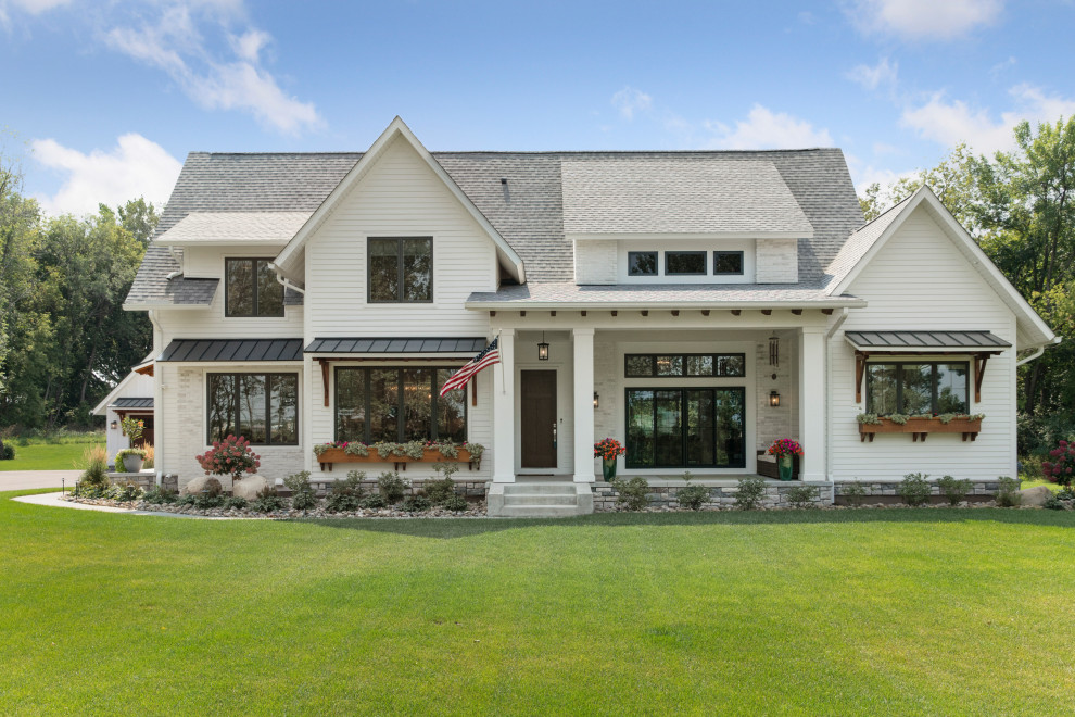 Front View - Farmhouse - New York - by The House Designers | Houzz