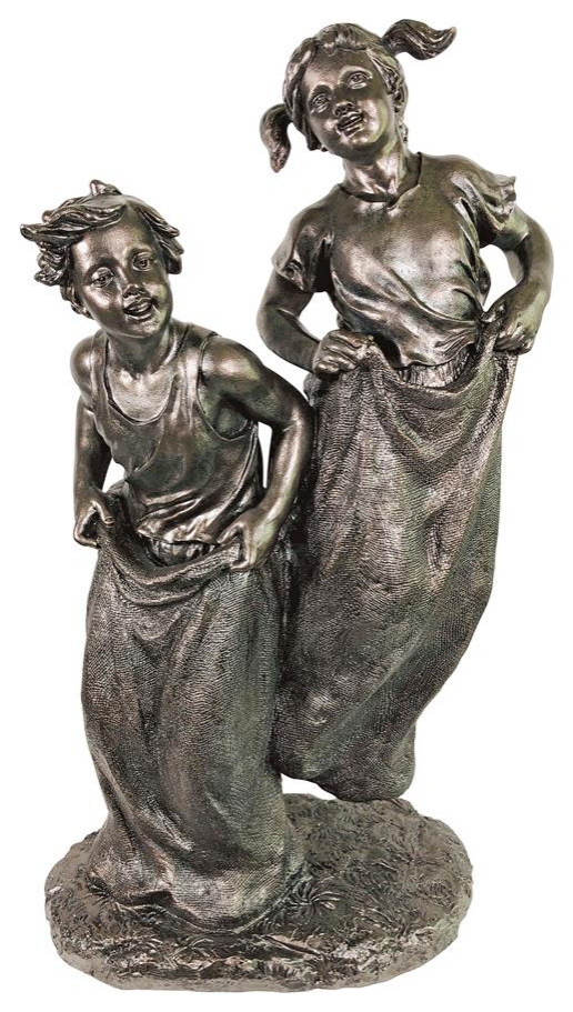 Design Toscano Childrens Sack Race Statue - Contemporary - Garden ...