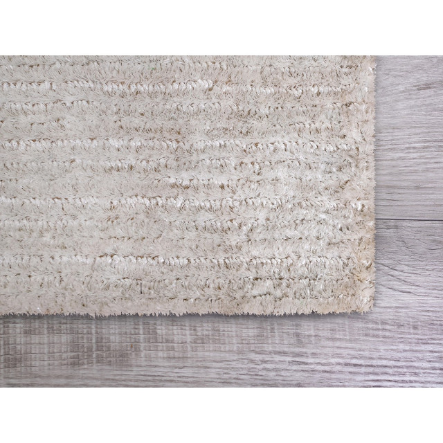 5" x 7" White Modern Shimmery Area Rug - Contemporary - Area Rugs - by ...