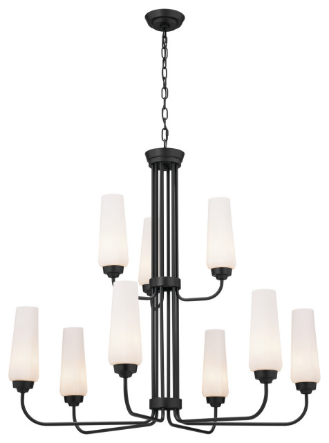 Kichler Truby Nine Light Chandelier - Transitional - Chandeliers - by ...