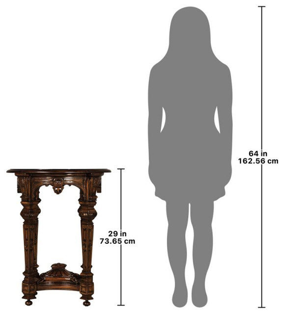 Design Toscano Louis Xiv Side Table - Traditional - Side Tables And End ...