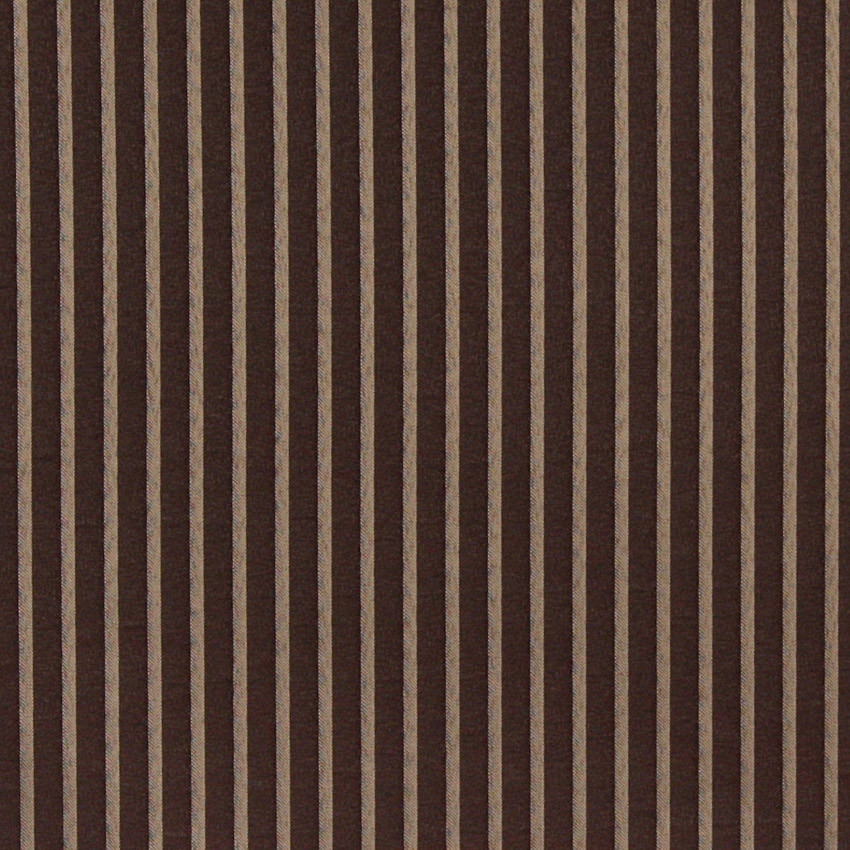 Two Toned Brown, Thin Striped Woven Upholstery Fabric By The Yard, By ...