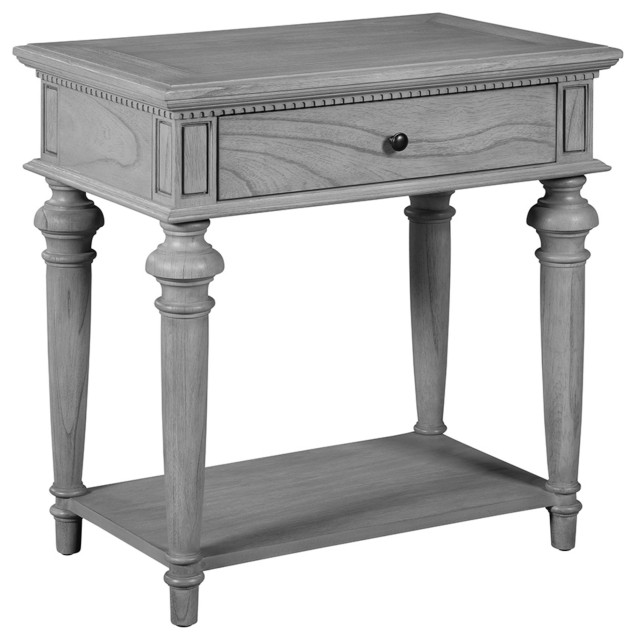 Cairo Single Drawer Night Stand - Traditional - Nightstands And Bedside ...