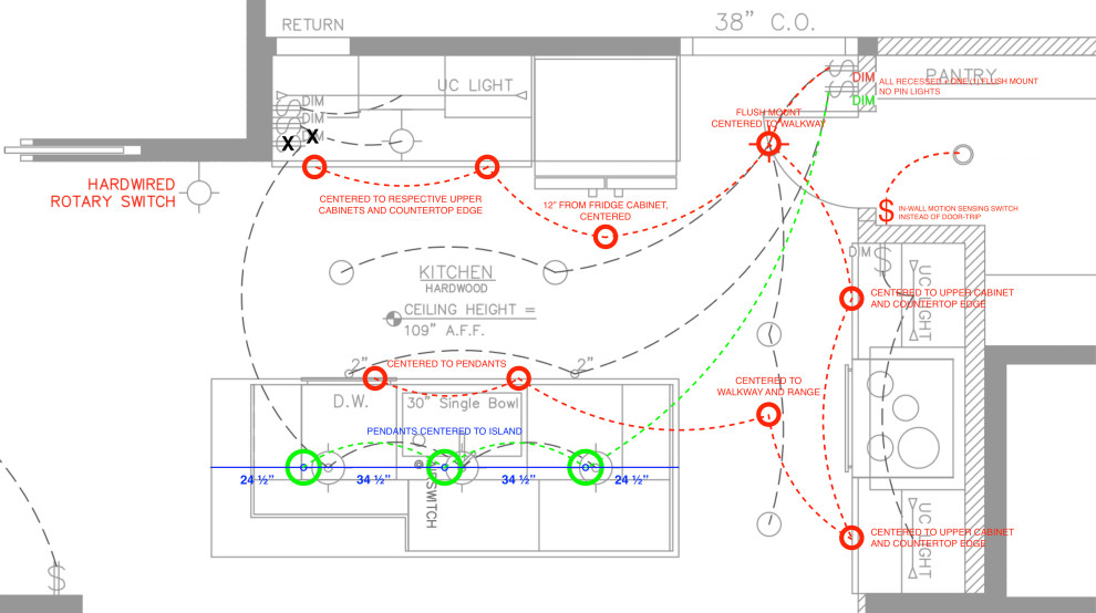 Help with Kitchen Lighting Design