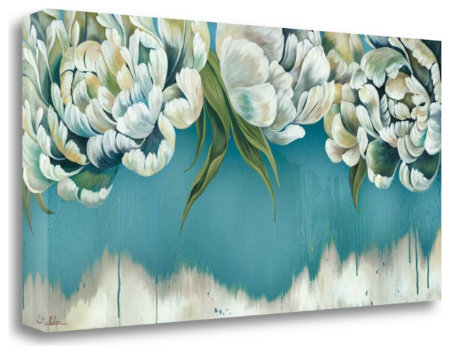 29" Gleam and Glow Pastel Blooms Giclee Wrap Canvas Wall Art ...