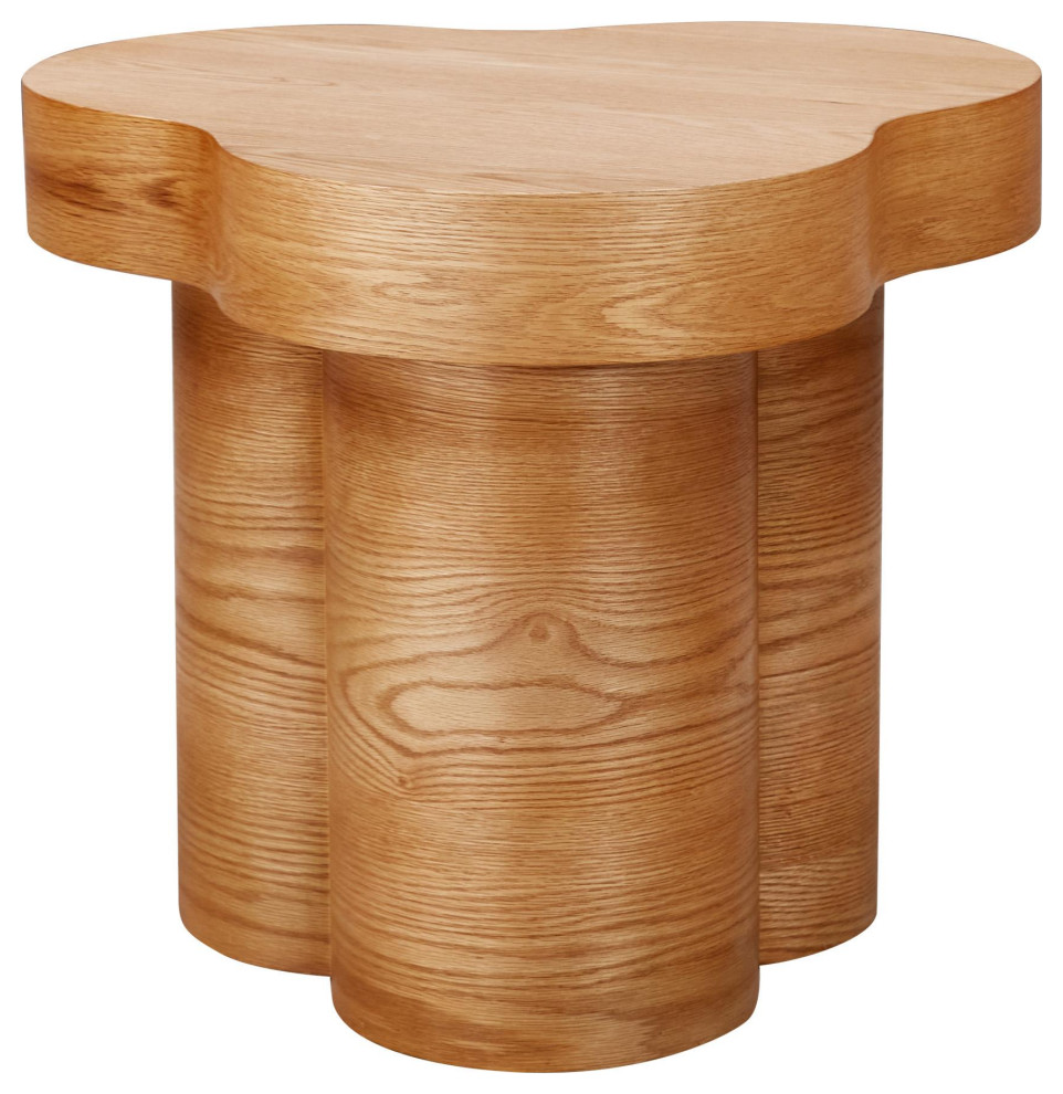 Dora Natural Oak Table, Side Table - Transitional - Side Tables And End ...
