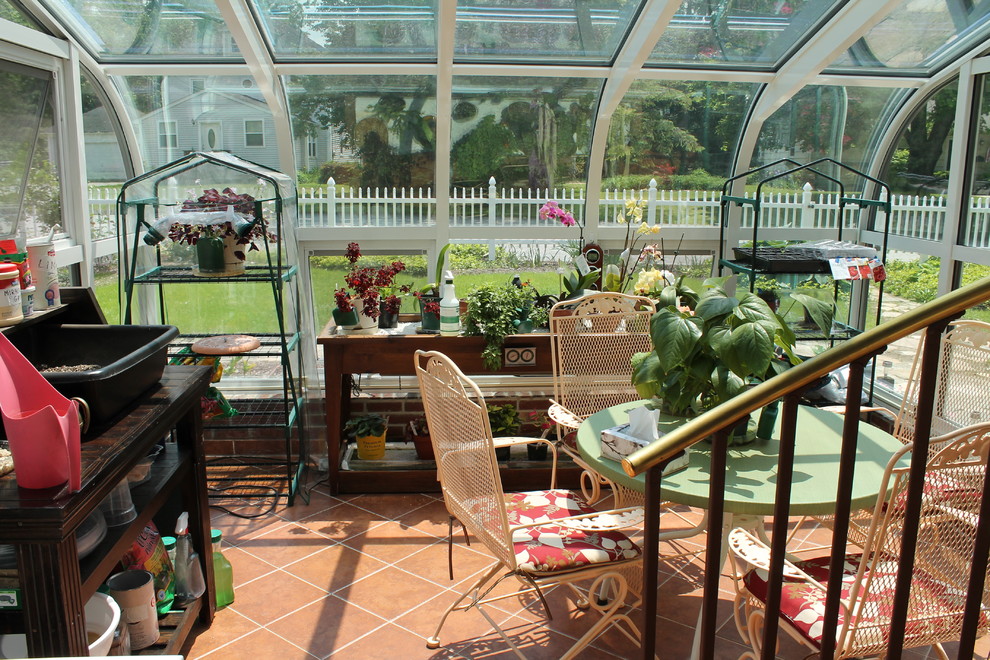 Curved Eave Solarium - Contemporary - Sunroom - Bridgeport - by Glass ...