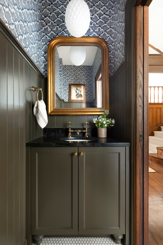 "Hart" of the House - French Country - Powder Room - Minneapolis - by ...