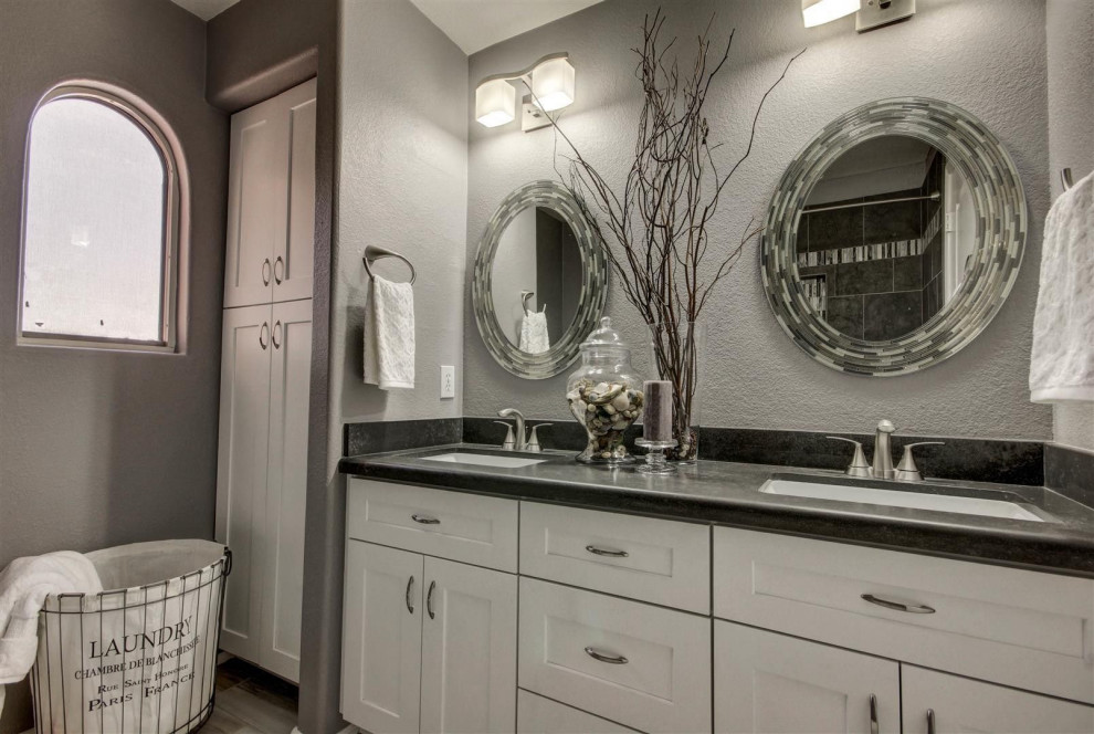 Metropolis Dark Quartz Bathroom - Contemporary - Bathroom - Phoenix ...