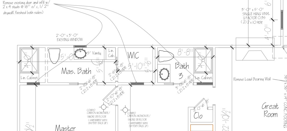 I don't know about this layout. Long, narrow master br/closet pls help