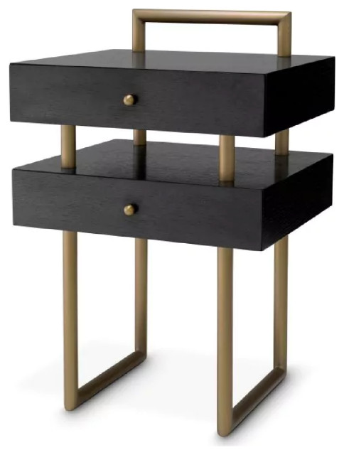 Contemporary Oak Side Table | Eichholtz Bedini - Contemporary - Side Tables And End Tables - by ...