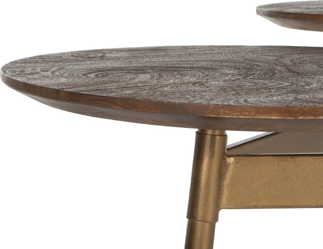 Ian 3 Circle Accent Table - Midcentury - Side Tables And End Tables ...
