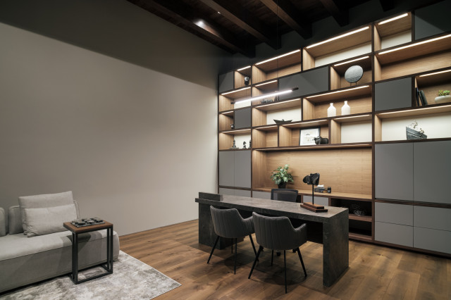 Rustic Modern House - Modern - Home Office - Houston - by Victoria ...
