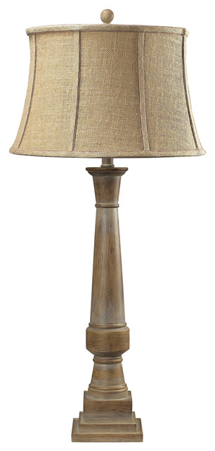 Sterling Industries 93-9245 Reclaimed Wood Look, Post Table Lamp ...