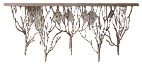 Ambella Home Collection Forest Console Table - Rustic - Console Tables ...