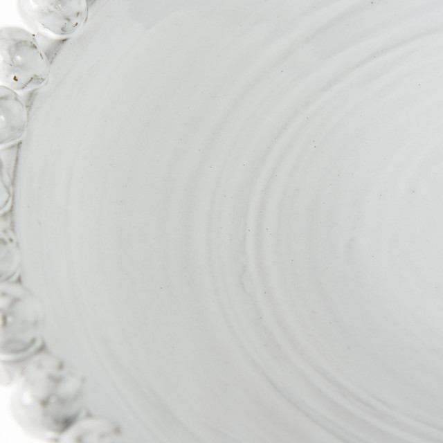 Off White Ceramic Centerpiece Bowl - Farmhouse - Decorative Bowls - by ...