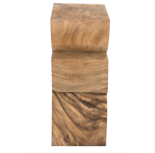 Monteiro Side Table, Stool - Rustic - Side Tables And End Tables - by ...