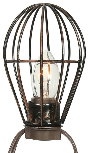 10Lt C7 Metal Lamp Cage Set 24"Sp 20'L - Contemporary - Holiday ...