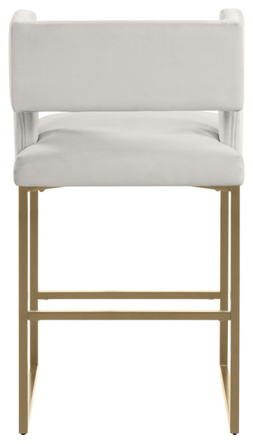 Caleb Upholstered Counter Stool, Set of 2 - Contemporary - Bar Stools ...