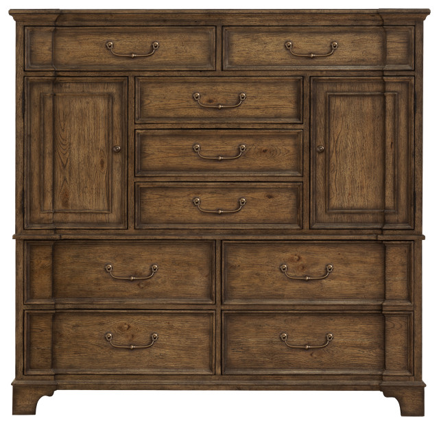 Revival Row 9-Drawer Master Chest With Cabinets - Traditional ...