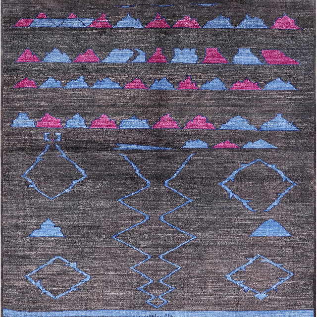 Ahgly Company Indoor Rectangle Mid-Century Modern Area Rugs, 5' x 7', 4 ...