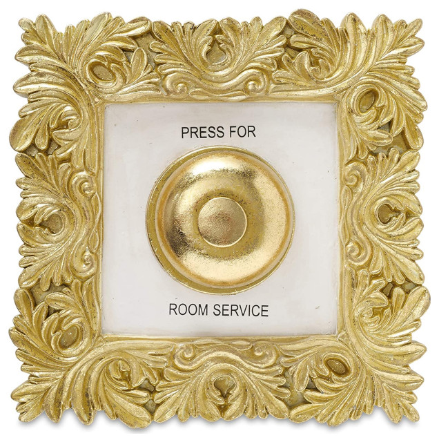 Grand Hotel Room Service Decorative Door Bell - Traditional - Doorbells ...