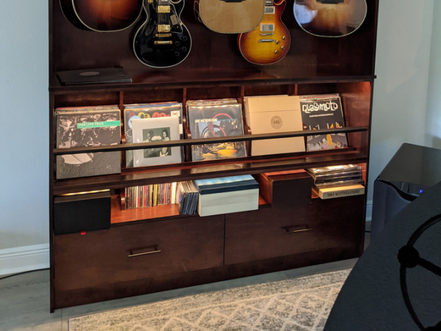 Custom Guitar Display Cabinet Showcase Your Musical Instruments - Tampa ...