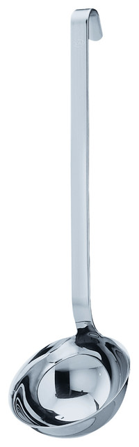 Ladle With Pouring Rim With Hook Handle, 3.1"x12.6"x3.5" - Contemporary ...