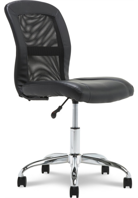 Serta Essential Armless Desk Chair with Breathable Lightweight Mesh ...