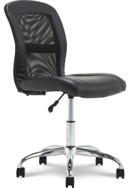 Serta Essential Armless Desk Chair with Breathable Lightweight Mesh ...