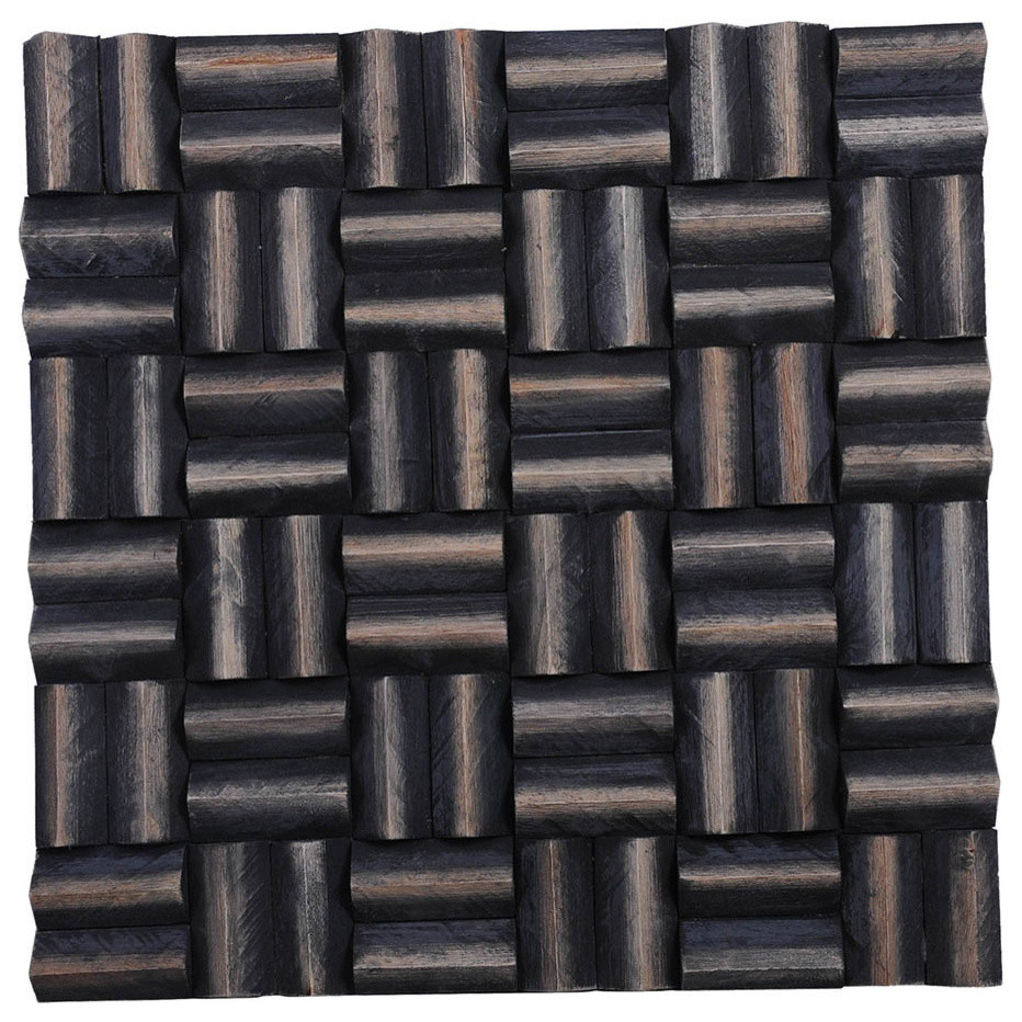 East at Main Thatch Ash Teak Wall Tile - Rustic - Mosaic Tile - by ...