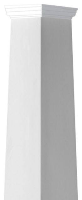 Endura-Craft Craftsman Classic, Square Tapered, Smooth Column, 20"Wx04 ...