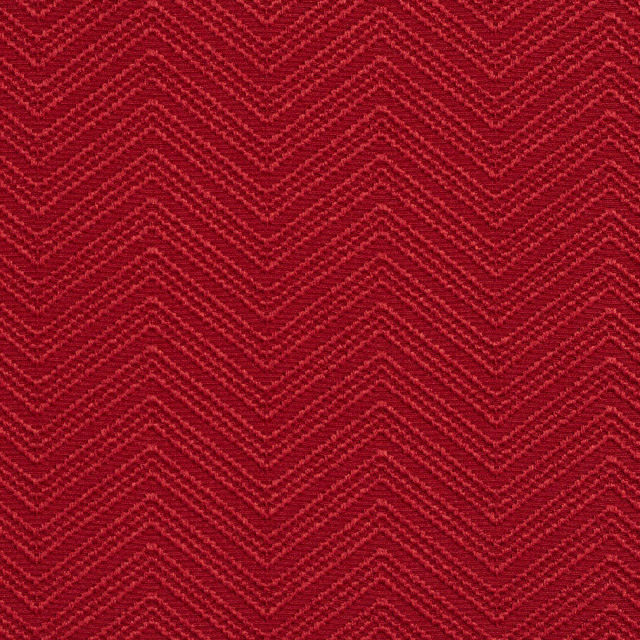 Red Geometric Chevron Matelasse woven Upholstery Fabric by the Yard, By ...