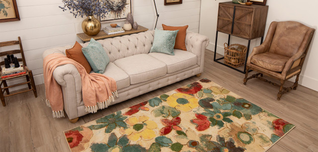 Wildflower Light Multi Rug, 8'x10' - Contemporary - Area Rugs - by ...