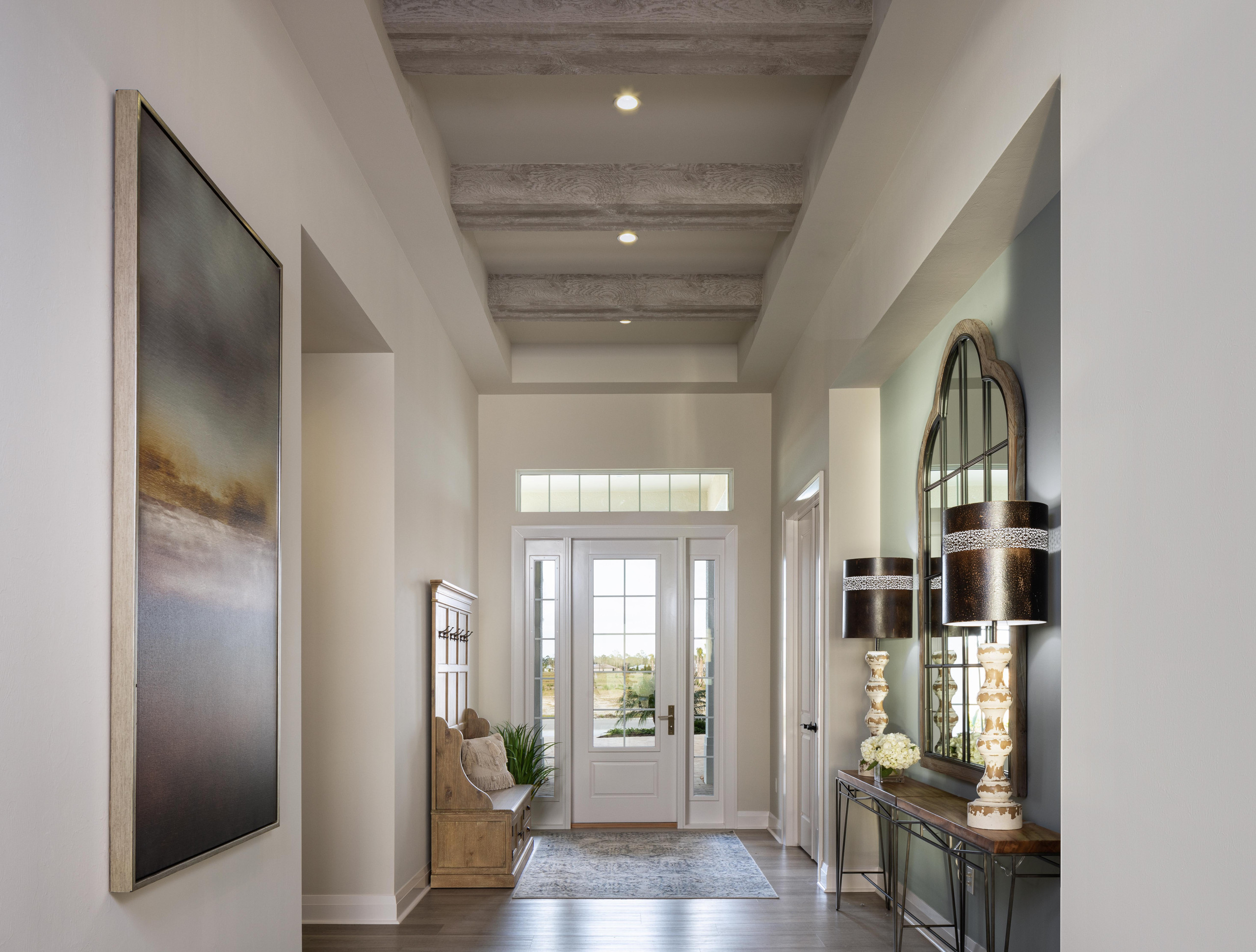 Outdoor Entryway With Beams 75 Rustic Exposed Beam Entryway Ideas