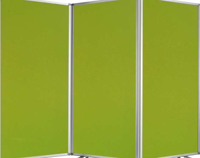 Benzara BM205791 Fabric Upholstered 3 Panel Room Divider, Green and ...