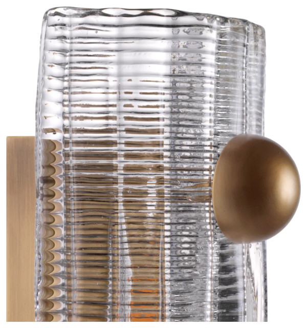 Handmade Glass Wall Lamp, Eichholtz Dara - Transitional - Wall Sconces ...