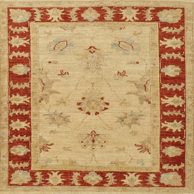 Ahgly Company Indoor Rectangle Traditional Area Rugs, 6' Square ...