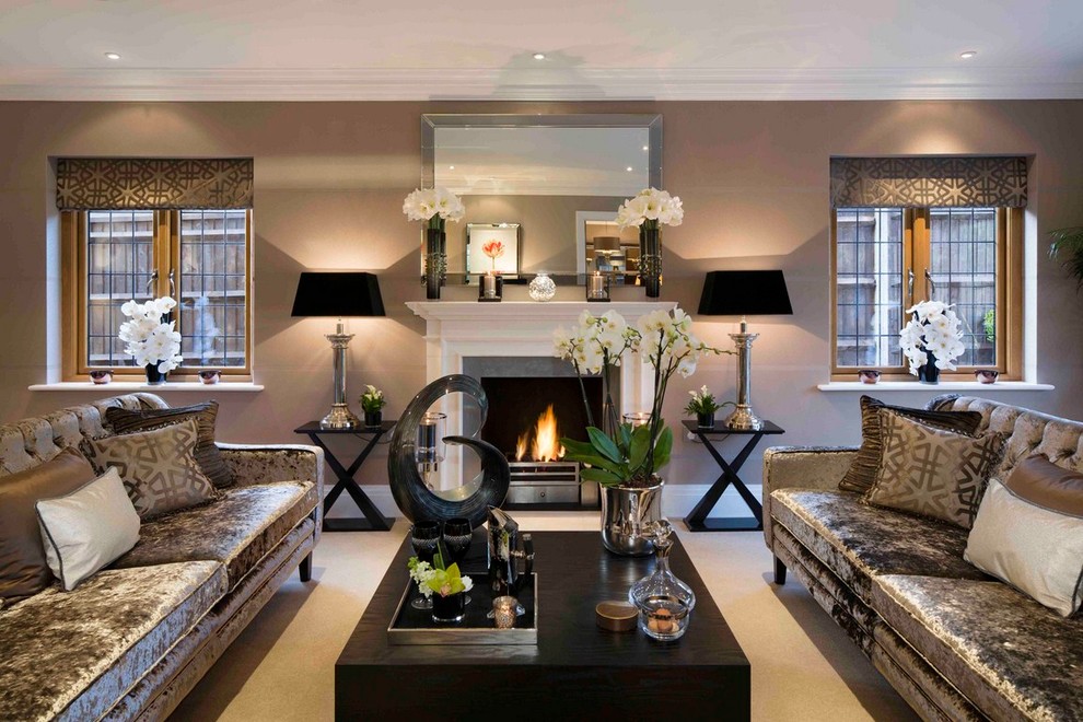 Fulmer Grange by Oakeve Interiors - Transitional - Living Room - London ...